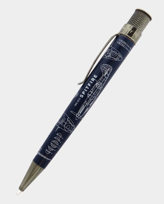 Retro 51 Spitfire Blueprint Rollerball Pen | Spitfire Pen | IWM Shop