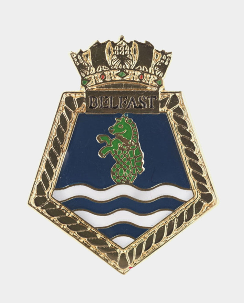 HMS Belfast Crest Pin Badge – IWM Shop