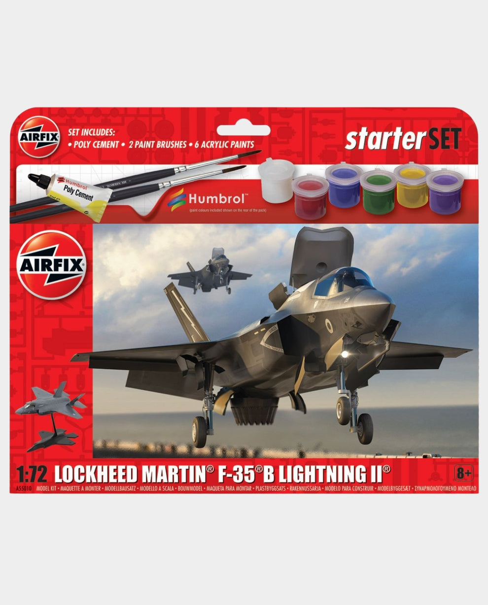Airfix Starter Set Lockheed Martin F-35B Lightning II | Airfix Kits ...